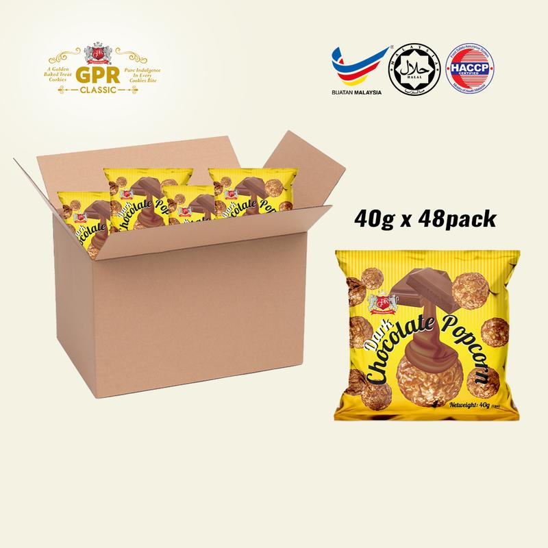 【Carton Deal】GPR Popcorn Dark Chocolate 40g Snack Watch Nexflix ...