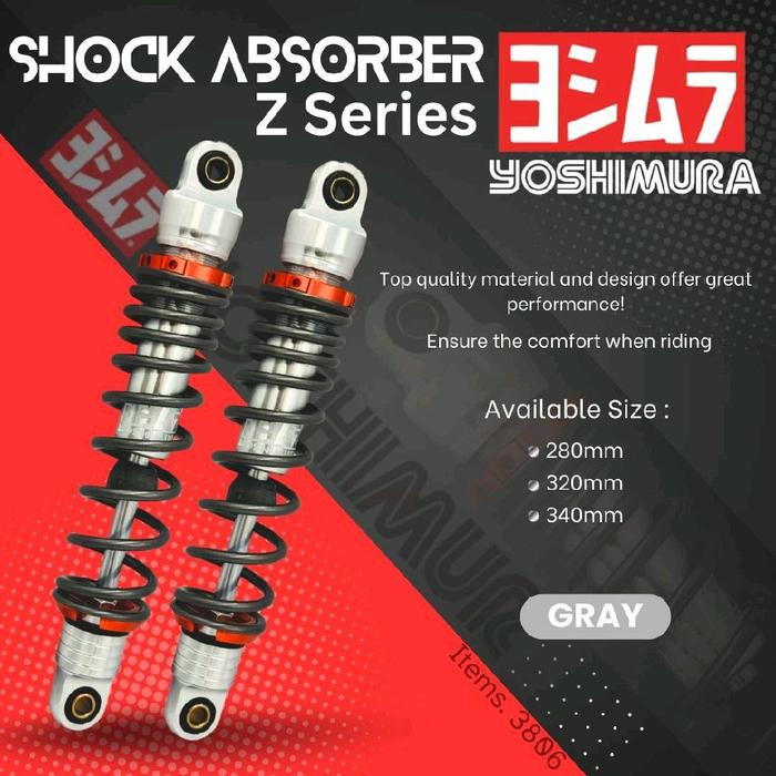 Jual Shock Shockbreaker YOSHIMURA daubel type z series size 280mm 320mm ...