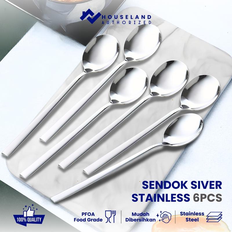 Silver Sendok 1 Set Lengkap Sendok Korea Set Sendok Makan Sendok - Shop ...