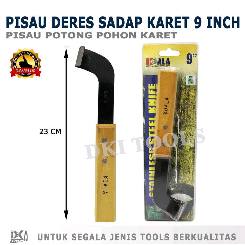 Pisau Deres Sadap Getah Karet KOALA 9 Inch - Shop | Tokopedia