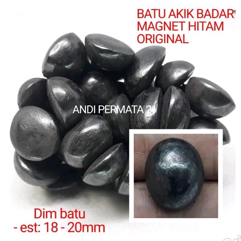 BATU CINCIN BADAR BESI HITAM KURSANI NEMPEL BESI & MAGNET NATURAL ...