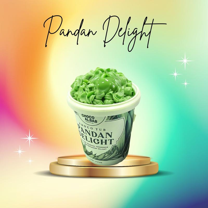 Choco Albab: Pandan Delight Chocolate Tub - TikTok Shop Singapore