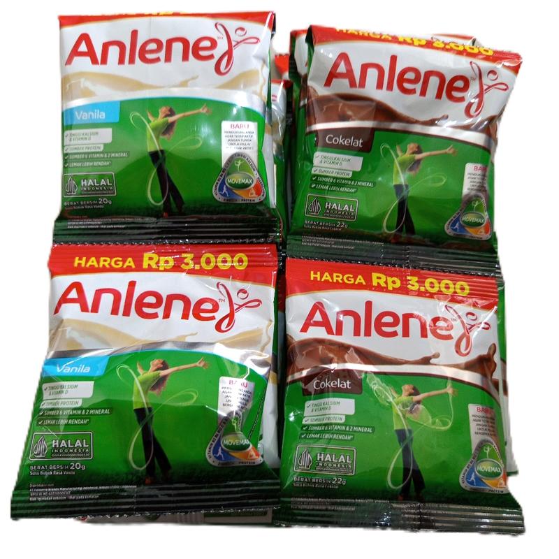 Susu Anlene vanila renceng isi 10 sachet - susu Anlene cokla - Shop ...