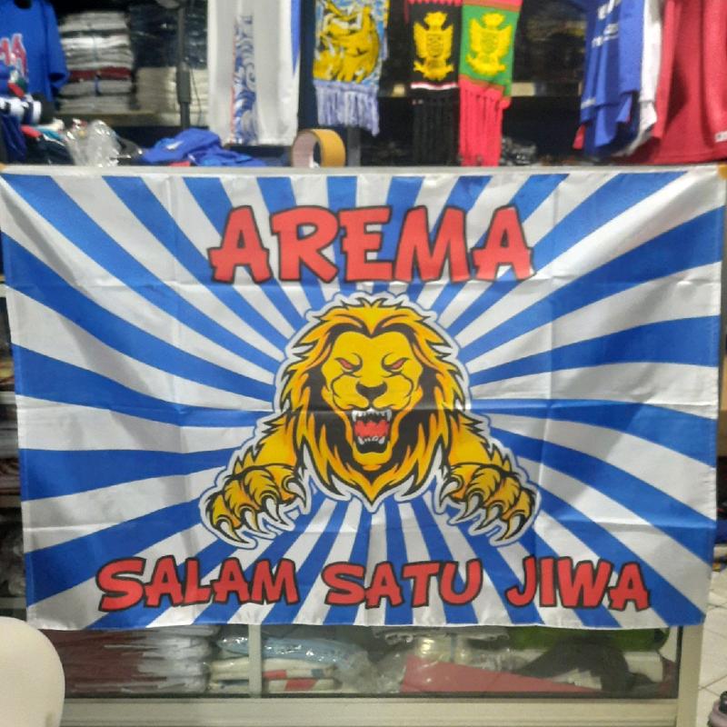 Bendera / flag arema singo edan - Shop | Tokopedia
