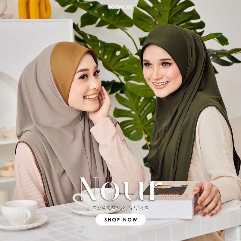 SofeaRose Nour Express Hijab Series - TikTok Shop Malaysia