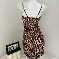 Promo LEONI - Lingerie Dress Sexy Wanita Leopard - Baju Dinas Malam ...