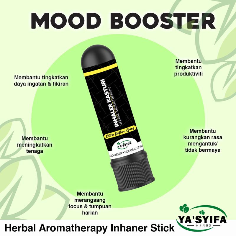 Ya'shifa Inhaler Kasturi Aromatherapy Mood Booster Anxiety Deep ...