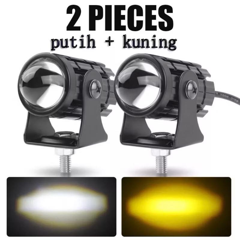 LED LAMPU SOROT LASER/Mini D2 Laser Gun/Lampu Tembak Sorot Foglamp ...