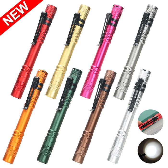 Jual LED Flashlight Pen Light Mini Portable 1000 lumens 1 Switch Mode ...