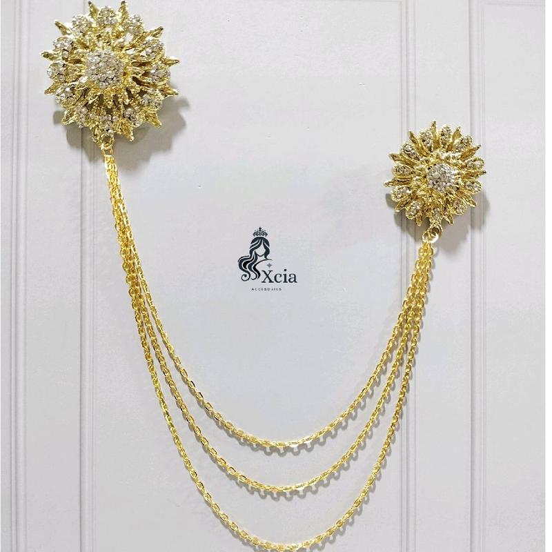 Bros kebaya jurai/Bros janggan/ Pin bros jas/Rantai baju jas/Rantai ...