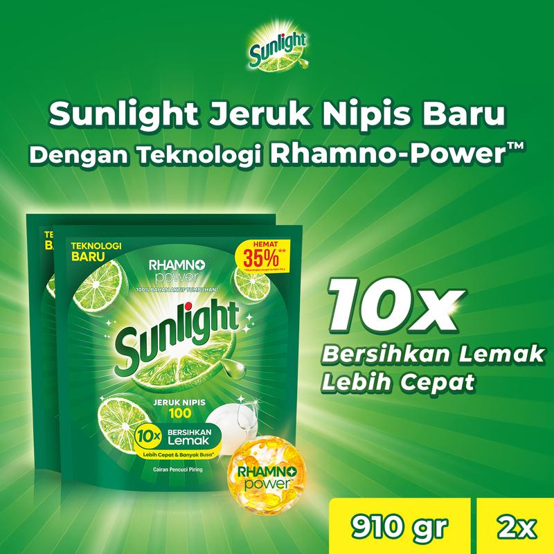 [HARGA SPESIAL] Sunlight Sabun Cuci Piring Jeruk Nipis 910gr - Shop ...