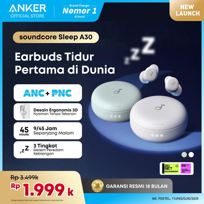 Promo Soundcore Sleep Buds A30 by Anker Sleep Earbuds, Smart Active ...