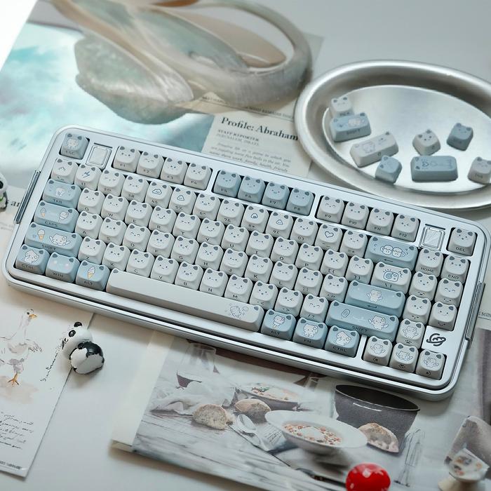 Promo URE Kucing Taman bermain Keycaps MAO Profile Dye-Sublimation ...
