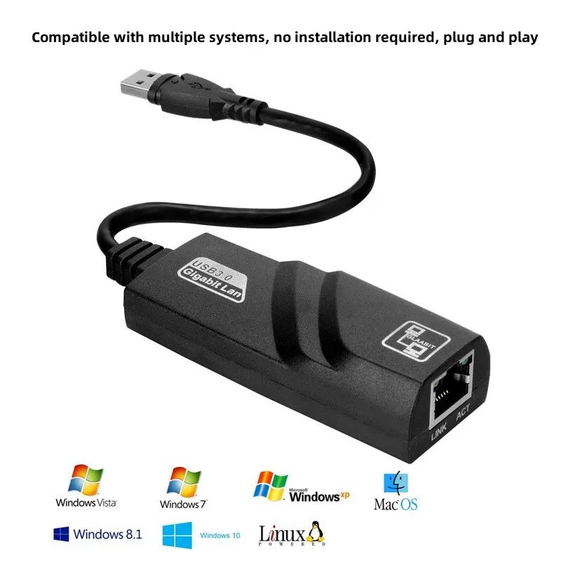 1000Mbps USB3.0 Wired USB To Rj45 Lan Ethernet Adapter Network - TikTok ...