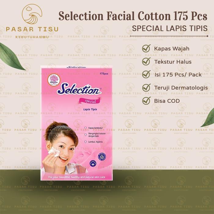 Terbaru Kapas Selection Facial Cotton Spc Lapis Tipis Isi 17 - Shop ...