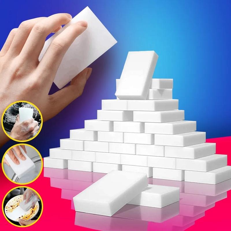 5PCS Magic Melamine Sponge Cleaning Dishwashing for Kitchen Bathroom ...