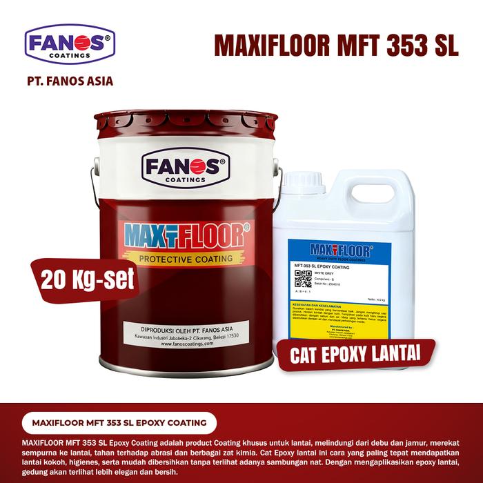 Jual Cat Lantai MAXIFLOOR MFT 353 SL Epoxy Coating (20 Kg-set ...
