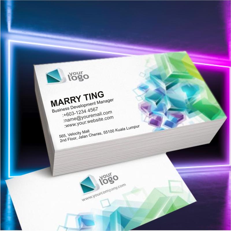 KAD NAMA / KAD PERNIAGAAN - CETAKAN 2 SISI / NAME CARD / BUSINESS CARD ...