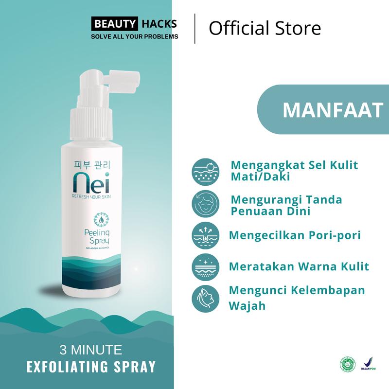 Perontok Daki dan Sel Kulit Membandel - Nei Peeling Spray Resmi - Shop ...