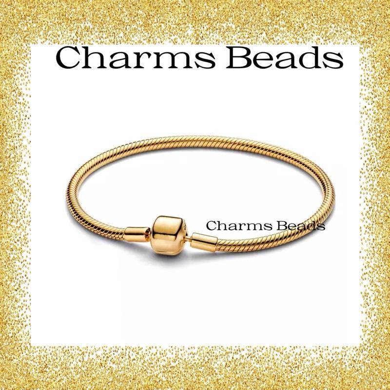 CHARMS BEADS Stainless Steel Titanium Gold Color Emas Gelang - TikTok ...