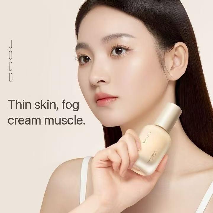 JOCO - asas cecair ringan, krim matte, licin, tahan lama, kawalan ...