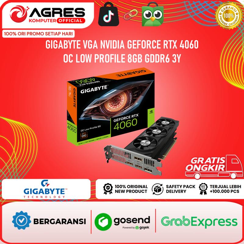 GIGABYTE VGA NVIDIA GEFORCE RTX 4060 OC LOW PROFILE 8GB GDDR6 3Y - Shop ...