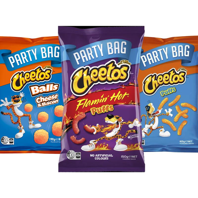Cheetos Cheese Flamin Hot ♥ Puffs Chips Snacks Pack Party Ba - TikTok ...