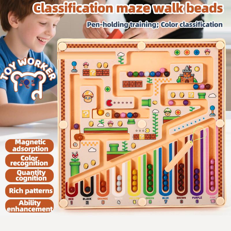 Magnetic Color and Number Super Mario Educational Toys for Ages ...