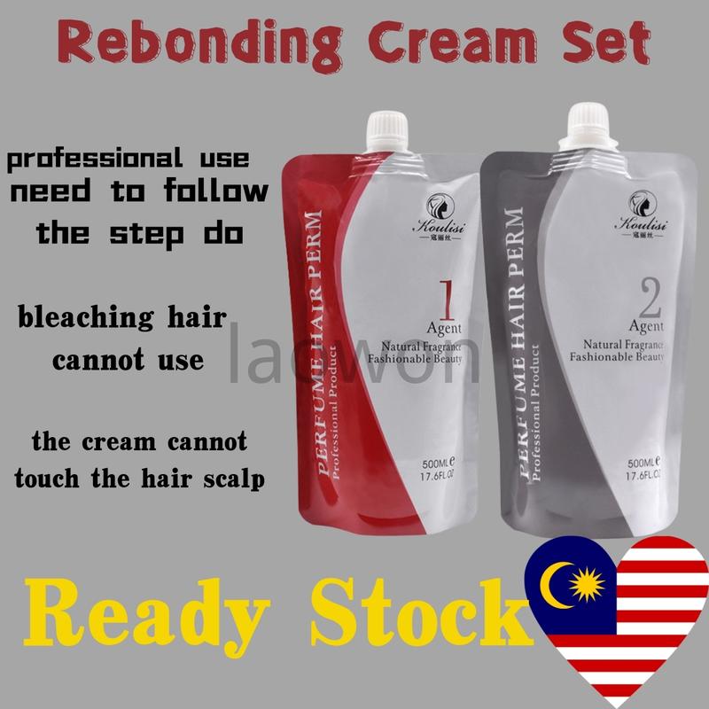 Hair Rebonding Cream Krim Lurus Rambut - Rebonding 500ml + Neutralizer ...