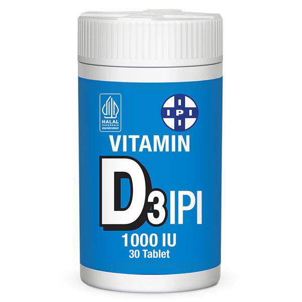 IPI Vitamin D3 1000 IU 30 Tablet - Suplemen Kesehatan Tulang - Shop ...