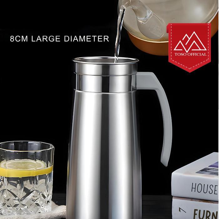 Jual Pitcher Teh Water Jug Korea Teko Ocha Tea Pot Stainless Korean ...