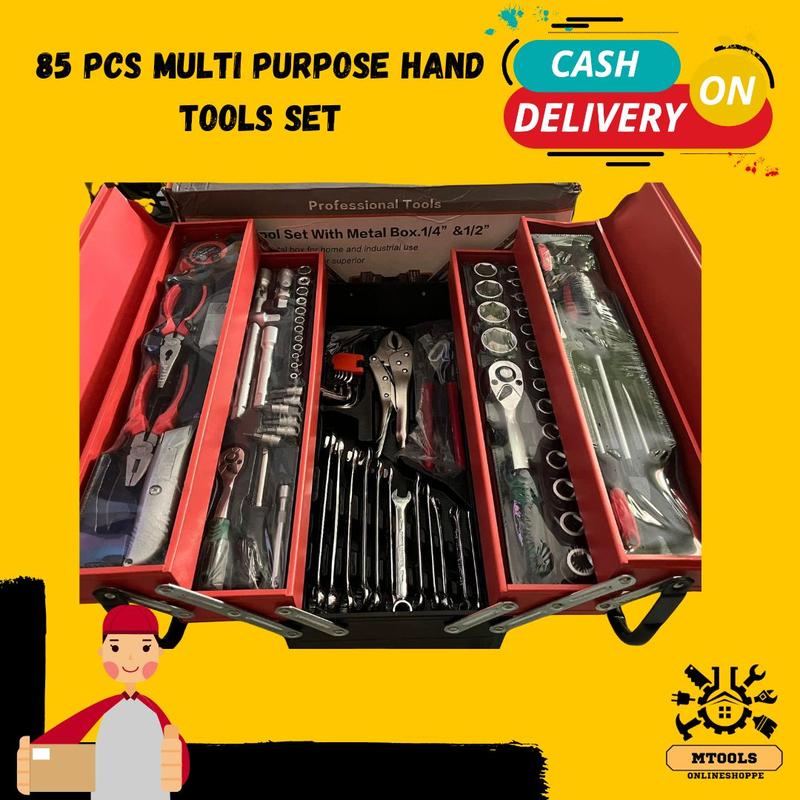 85 pcs Multi purpose Hand tools set - TikTok Shop Philippines