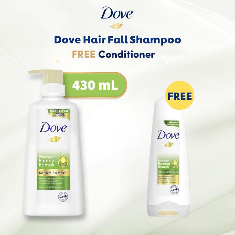 Dove Shampoo Perawatan Rambut Rontok Shampo 430 ML Free Dove - Shop ...