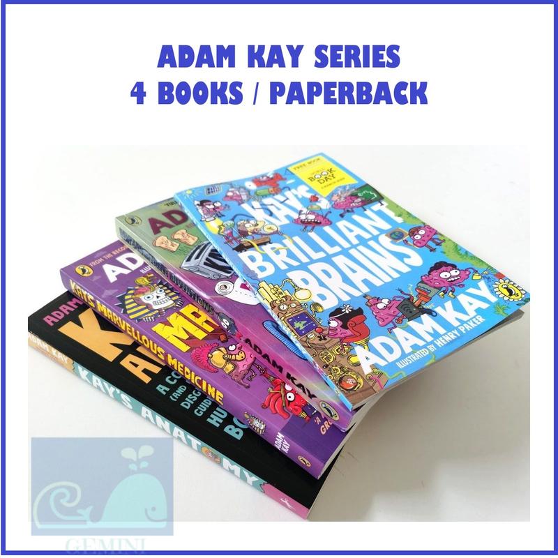 SG STOCK - 4 BOOKS - ADAM KAY - KAY'S MARVELLOUS MEDICINE/ ANATOMY ...