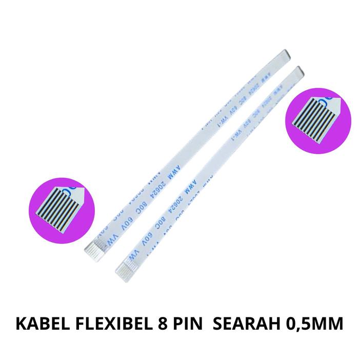Promo Kabel flexibel 8 Pin Halus 0,5mm Lebar 4,5mm Panjang 6cm sampai ...