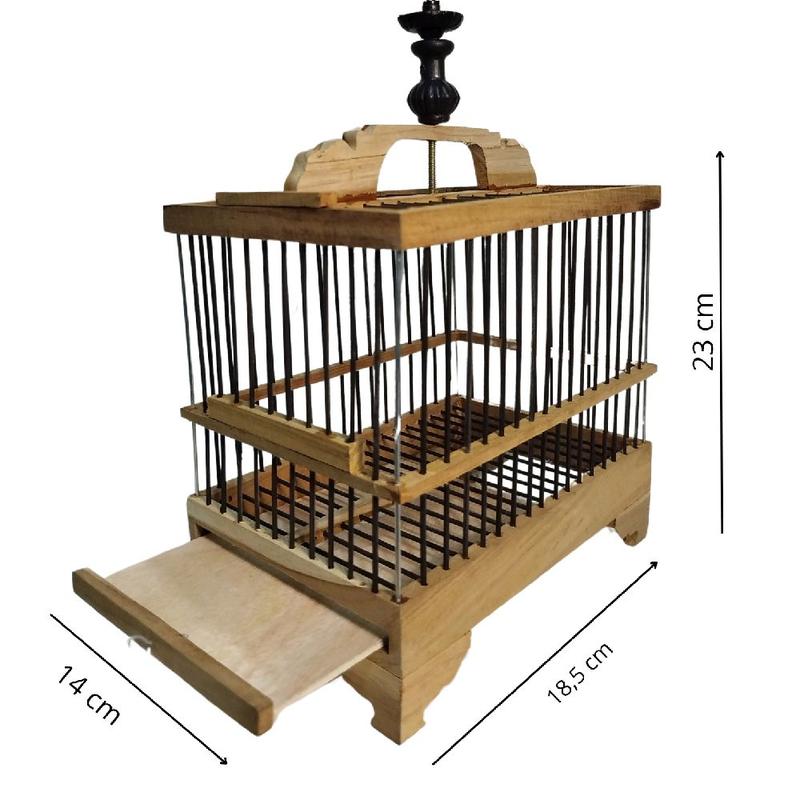 Sangkar Burung Mini Koper Ruji Hitam Putih Murah Mentah - Shop | Tokopedia