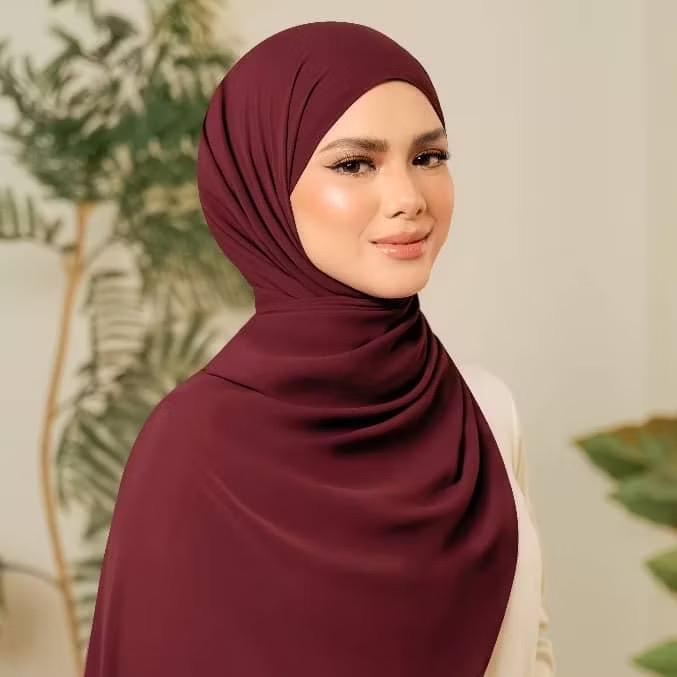 Shawl keknis material heavy chiffon - TikTok Shop Malaysia