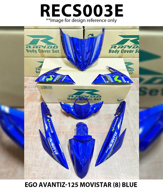 Rapido Yamaha Ego Avantiz-125 MOVISTAR Bodyset Body Cover Set - TikTok ...