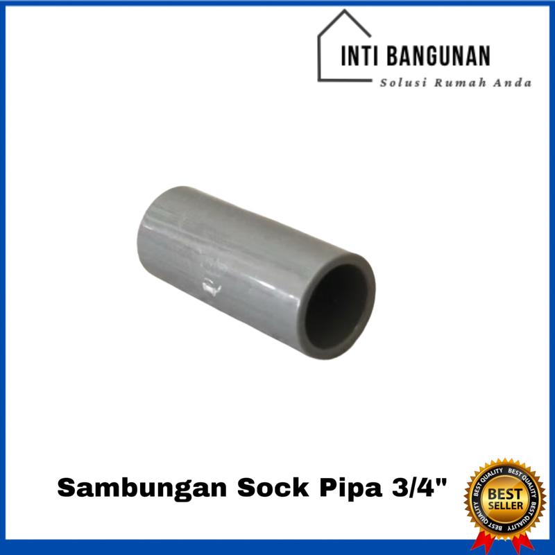Sock Pipa Air Ledeng 3/4" 3/4 Inch Sambungan Lurus - Shop | Tokopedia