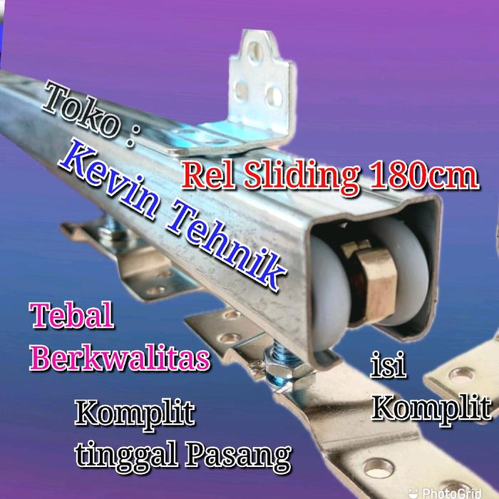 Promo Rel Sliding J3 180 cm, Rel Pintu Geser, Rel Pintu Sliding 180 cm ...