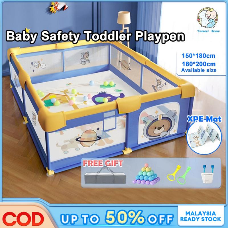 COD Baby Playpen Playpen untuk bayi Murah bayi keselamatan kanak-kanak ...