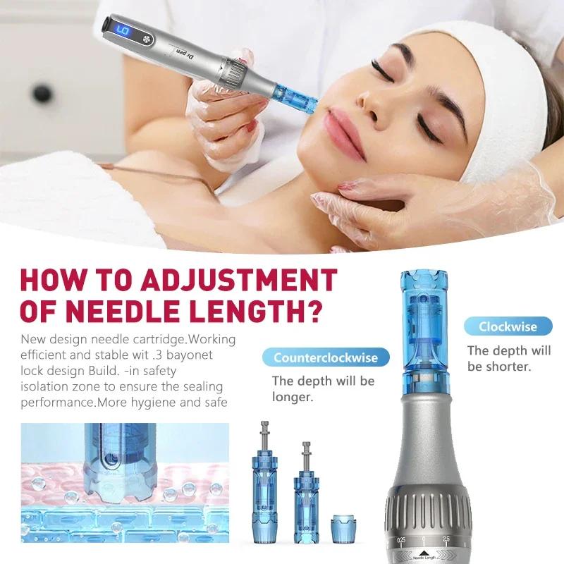 Dr Pen Ultima M8S Wiht12 Pcs Cartridges Wireless Derma Pen Skin Care ...