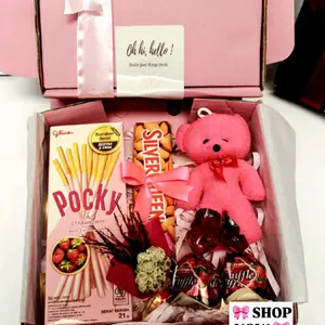 Surprise Gift Box Snack Silverqueen Hadiah Valentine Murah 1kg Baca ...