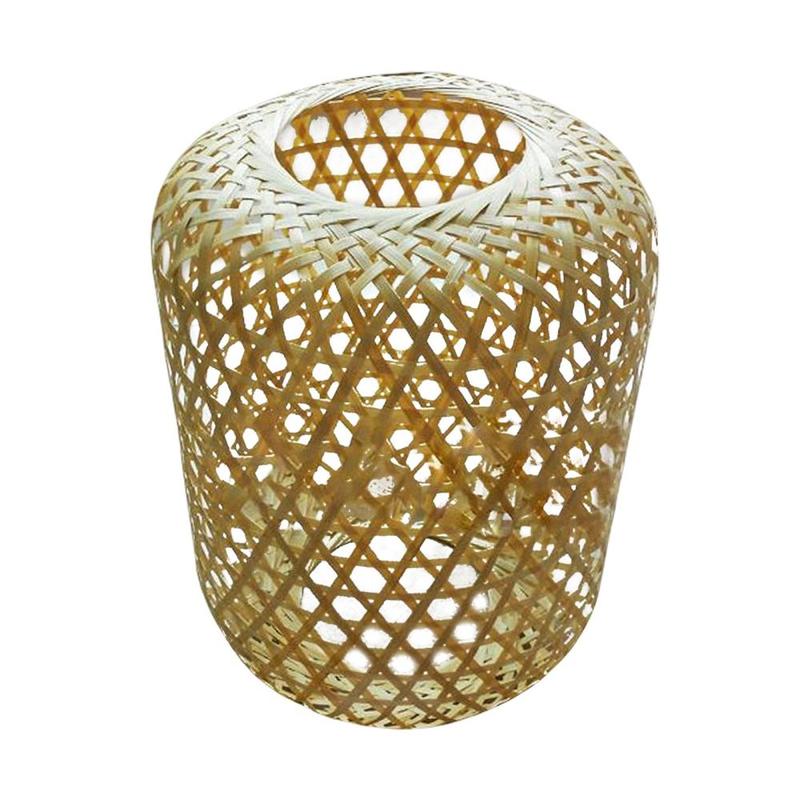 Teduhan Lampu Buluh, Tenunan Tangan Klasik, Lekapan Lampu Siling ...