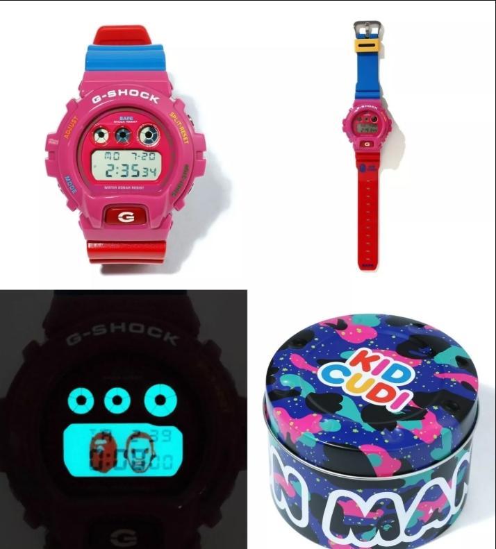 CASIO-G-shock A Bathing Ape DW-6900 Bape x Kid Cudi Collaboration ...