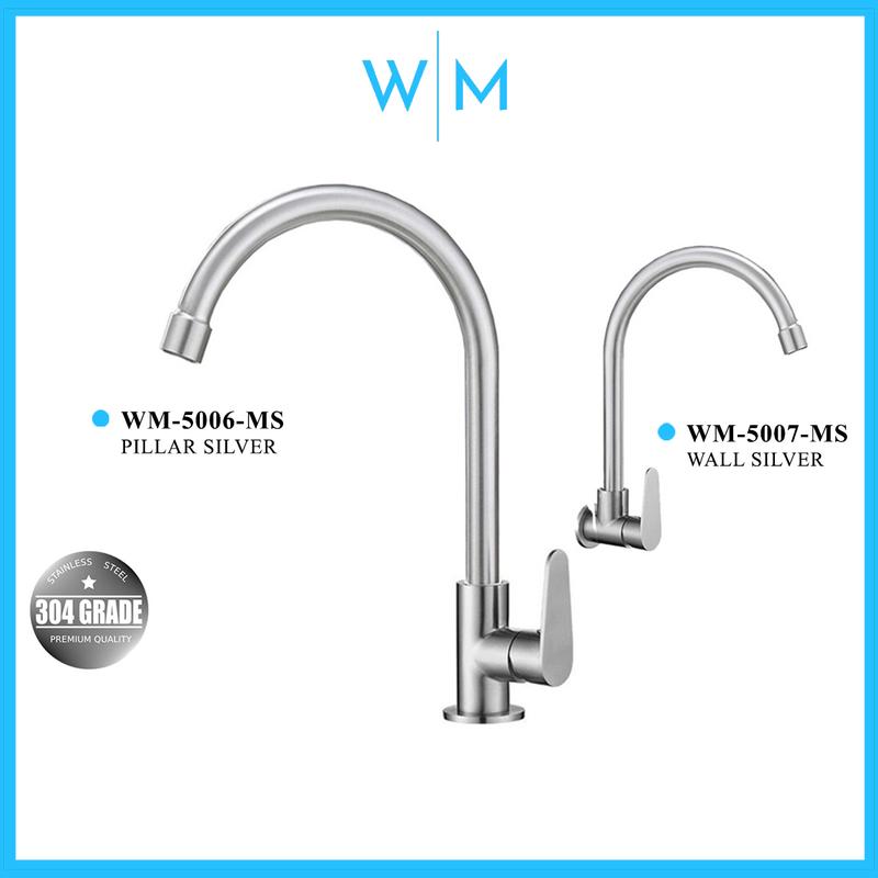 WM Kepala Paip Sinki Dapur Keluli Tahan Karat 304 / Kitchen Faucet ...