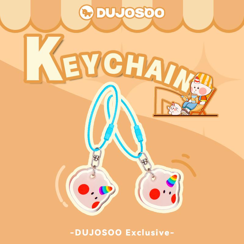 DUJOSOO Stylish Creative Keychains,Unicorn Doll,Free Gift,Unique ...
