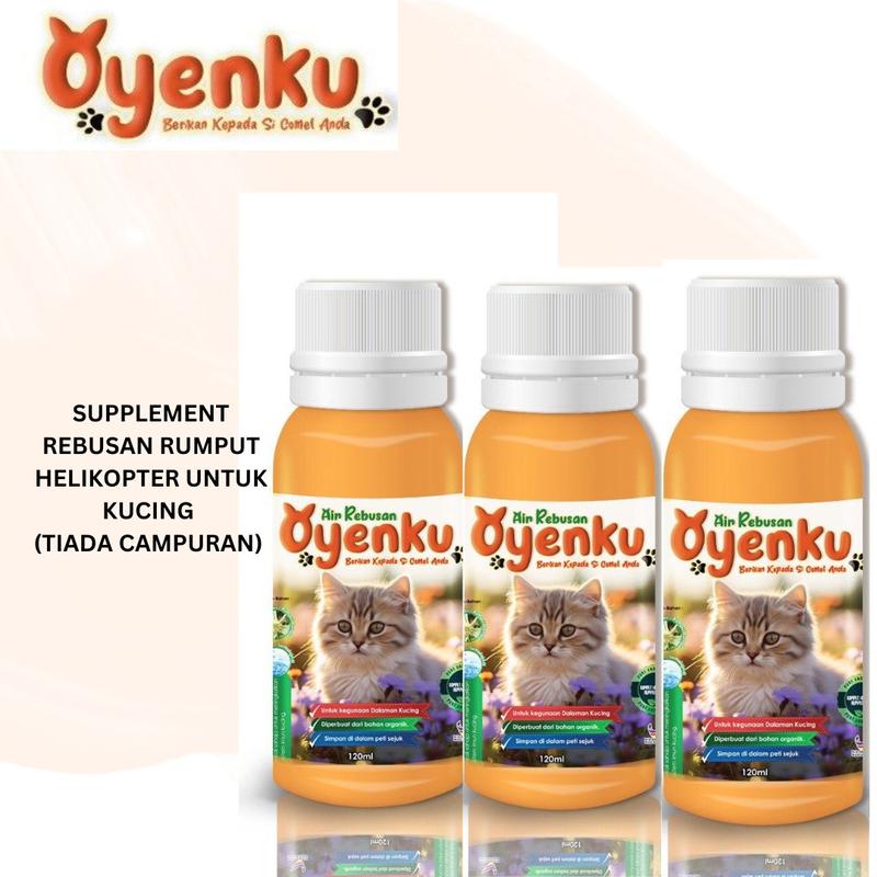 Set Pemanas Rumput Helikopter OYENKU, Set 3 Botol, Untuk Kucing ...