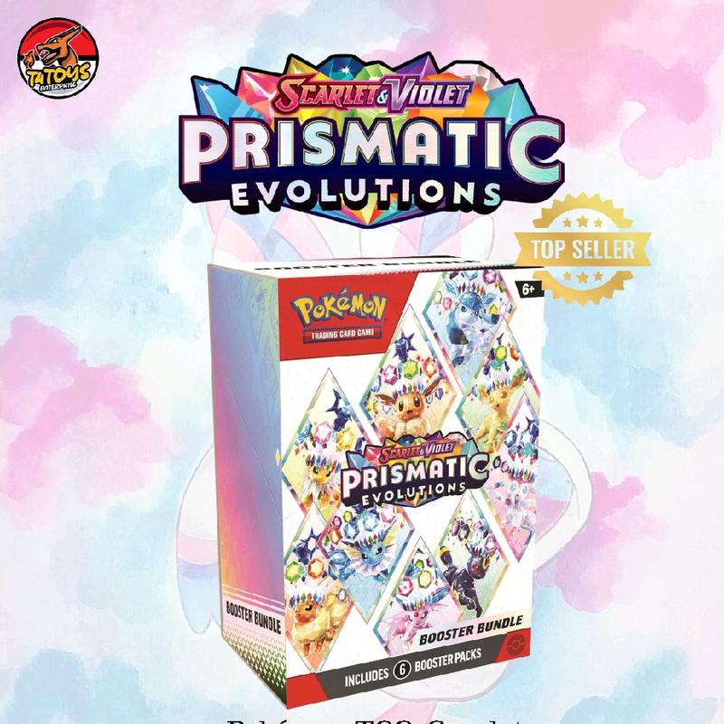 Pokémon TCG: Scarlet & Violet-Prismatic Evolutions Booster Bundle ...