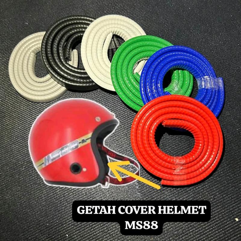 1 PCS GETAH COVER HELMET MS88 1M +- - TikTok Shop Malaysia